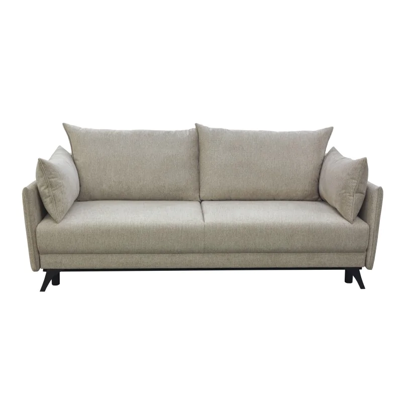 Sofa Cartago - funkcja spania typu DL, pojemnik na pościel, wąskie boki